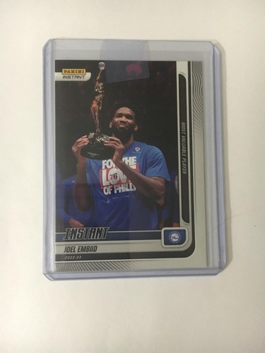 2022-23 PANINI NBA INSTANT #264 JOEL EMBIID NBA MOST VALUABLE PLAYER ...
