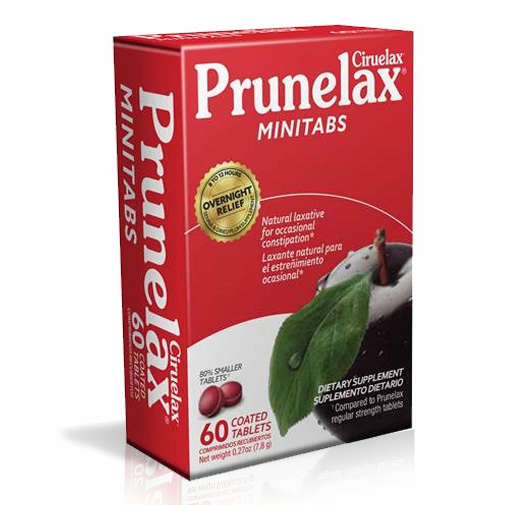 Prunelax Ciruelax Minitabs Natural Laxative Dietary Supplement Tablets ...