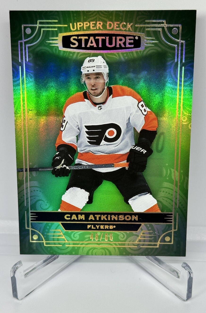 2022-23 UD Stature Cam Atkinson Green Photo Variant /66 Philadelphia ...