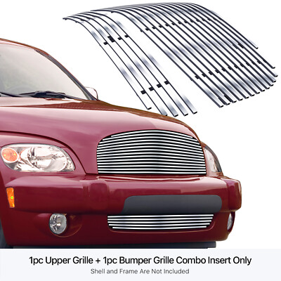 For 2006-2011 Chevy HHR Stainless Chrome Billet Grille Grill Insert ...