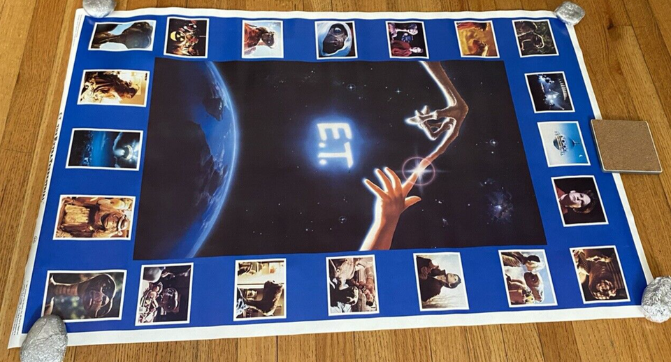 1982 E.T. The Extra Terrestrial Movie Poster Universal City Studios 35 ...