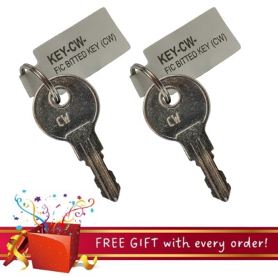 1 Pair (2 Keys) FIC Precut RV Keys * SELECT YOUR KEY CODE * CW401-CW434 ...