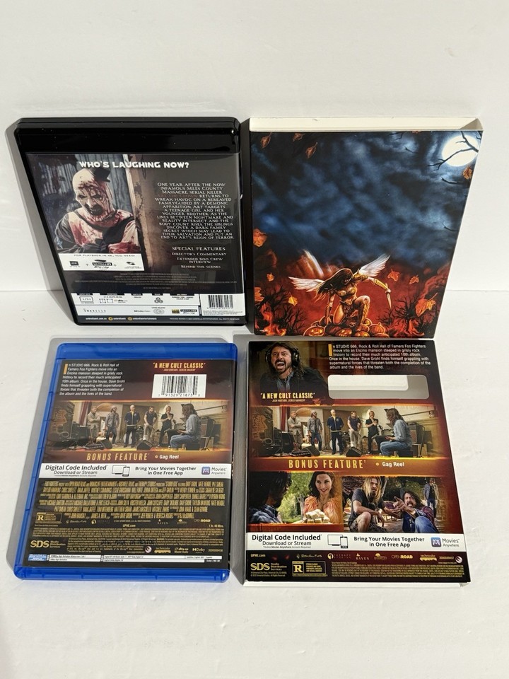 The Terrifier 2 4K (Ultra HD / Blu-ray) W/Poster & Studio 666 Both W ...