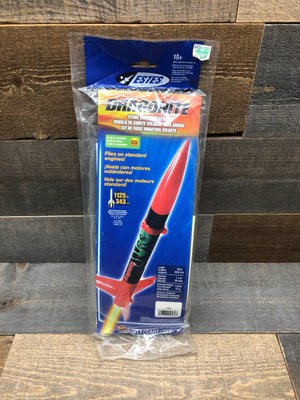 ESTES DRAGONITE FLYING MODEL ROCKET KIT E2X plastic sk beginner EST2169 ...