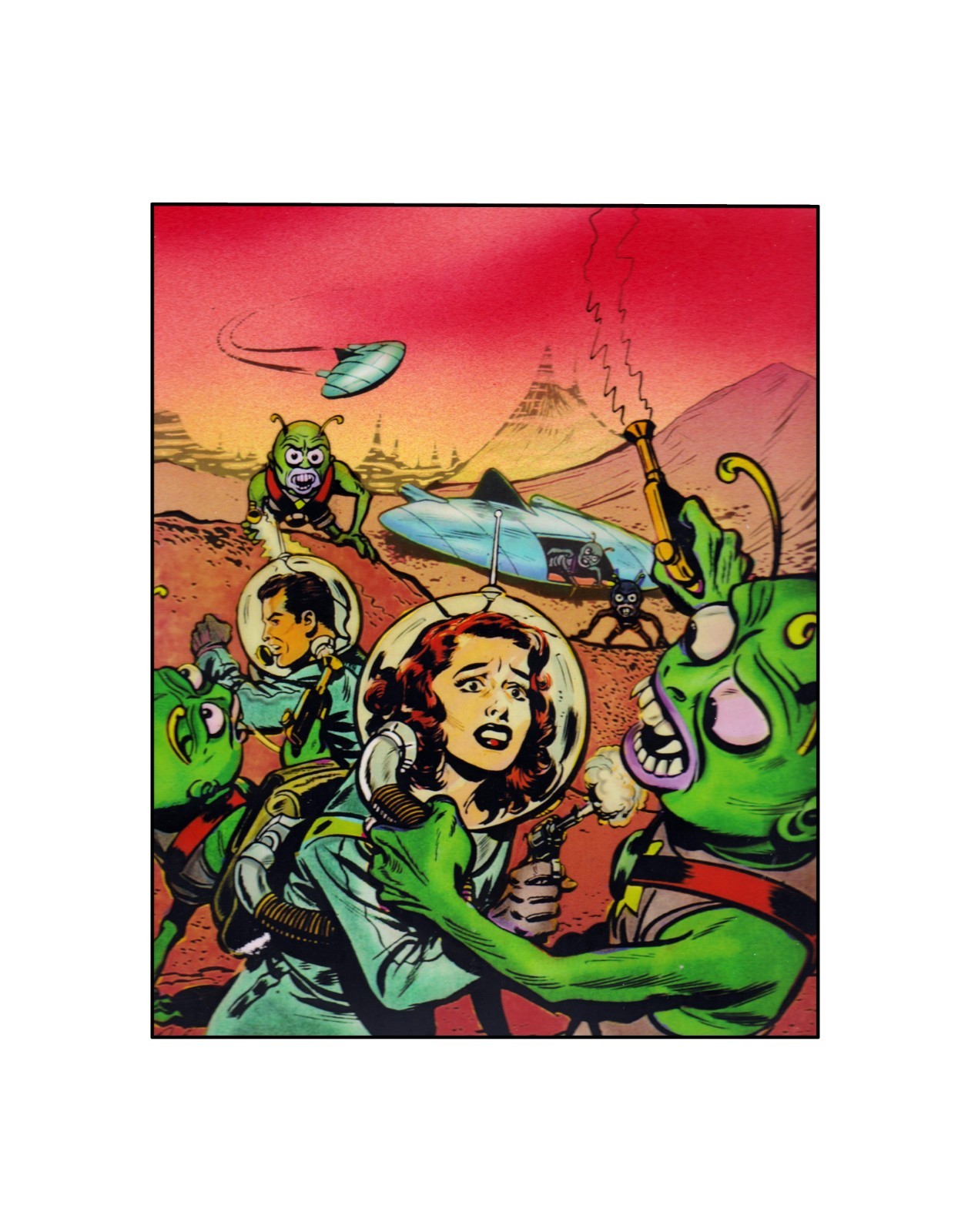 Operation Peril/ Space Creatures Attack / ACG Golden Age Sci-fi Comic ...