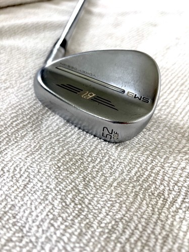 Titleist SM9 Vokey 52 degree F grind 8 bounce gap wedge 2 flat | eBay