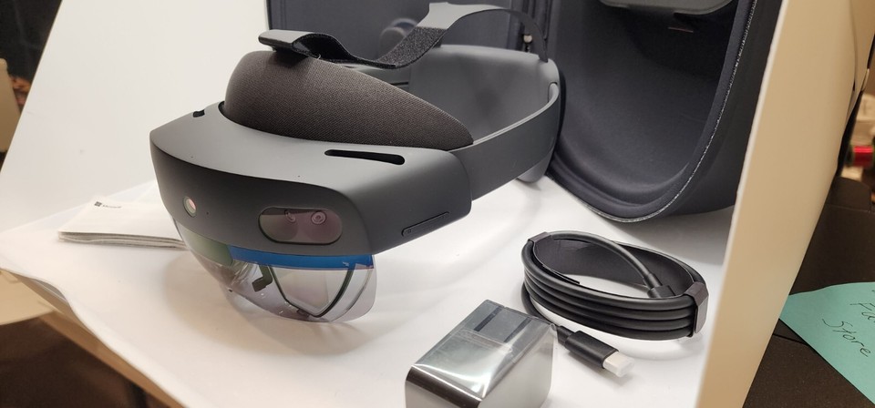 Microsoft NJX-00001 HoloLens 2 Smart Glasses VR Headset Device - Black ...