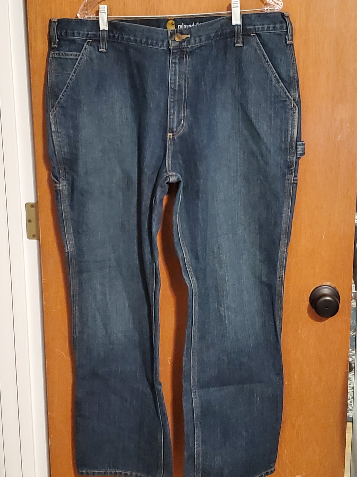 Carhartt Carpenter Relaxed Fit Denim Work Pants Jeans… - Gem
