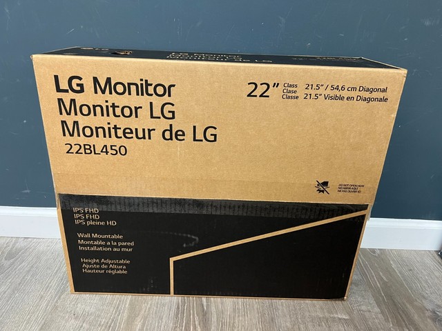 LG 22bl450y-b Bl450y Series Full HD IPS Desktop Monitor LCD 22in LED ...