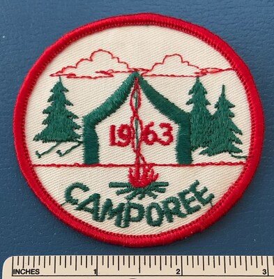Vintage 1963 CAMPOREE Boy Scouts of America PATCH Generic Badge BSA CAMP | eBay