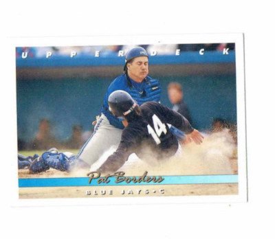 Pat Borders Toronto Blue Jays Catcher #149 Upper Deck 1993 #Baseball ...