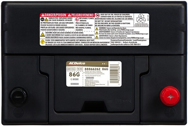 BRAND NEW Vehicle Battery-42 Month Warranty ACDelco 86G (88866262) | eBay