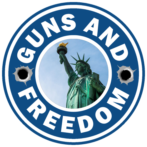 Guns and Freedom 2A Second Amendment Gun Rights NRA Sticker 3 Inch ...