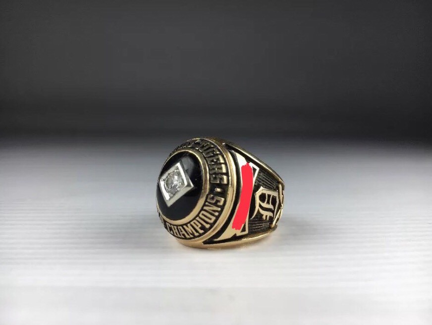 Detroit Tigers 1968 Balfour World Series Championship Ring with ...