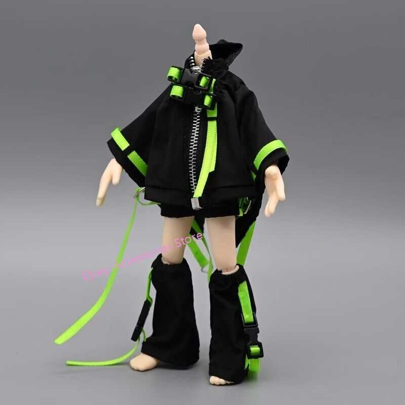 1/12 Scale Female Functional Jacket Punch Coat Coat For 6" Action ...