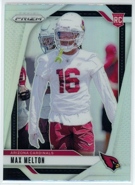 Max Melton 2024 Panini Prizm #376 Rookie Arizona Cardinals Silver | eBay