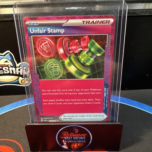 Unfair Stamp - Trainer ACE SPEC - TWM 165/167 - Pokemon TCG | eBay