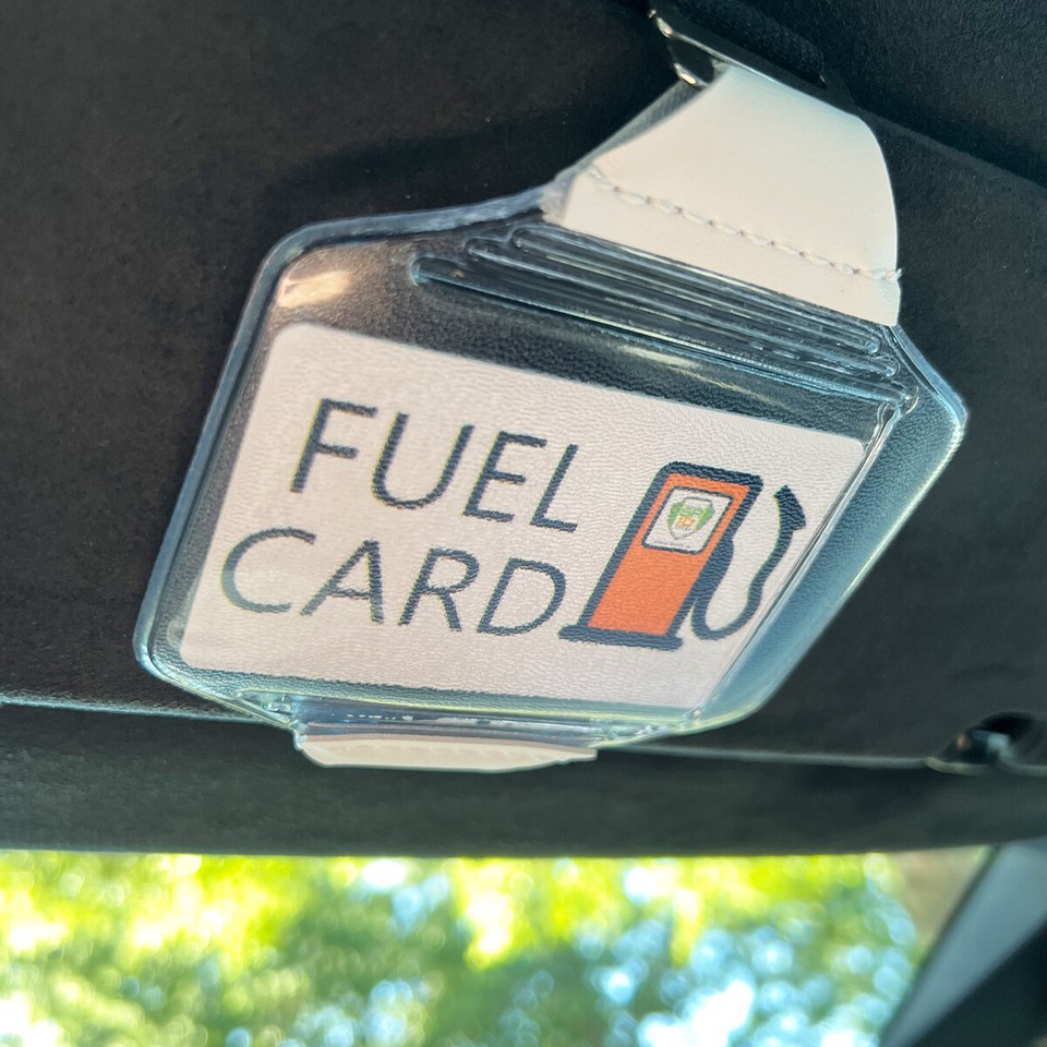 10 Pack - Heavy Duty Visor Fuel Card & Insurance Holder for Car & Truck ...