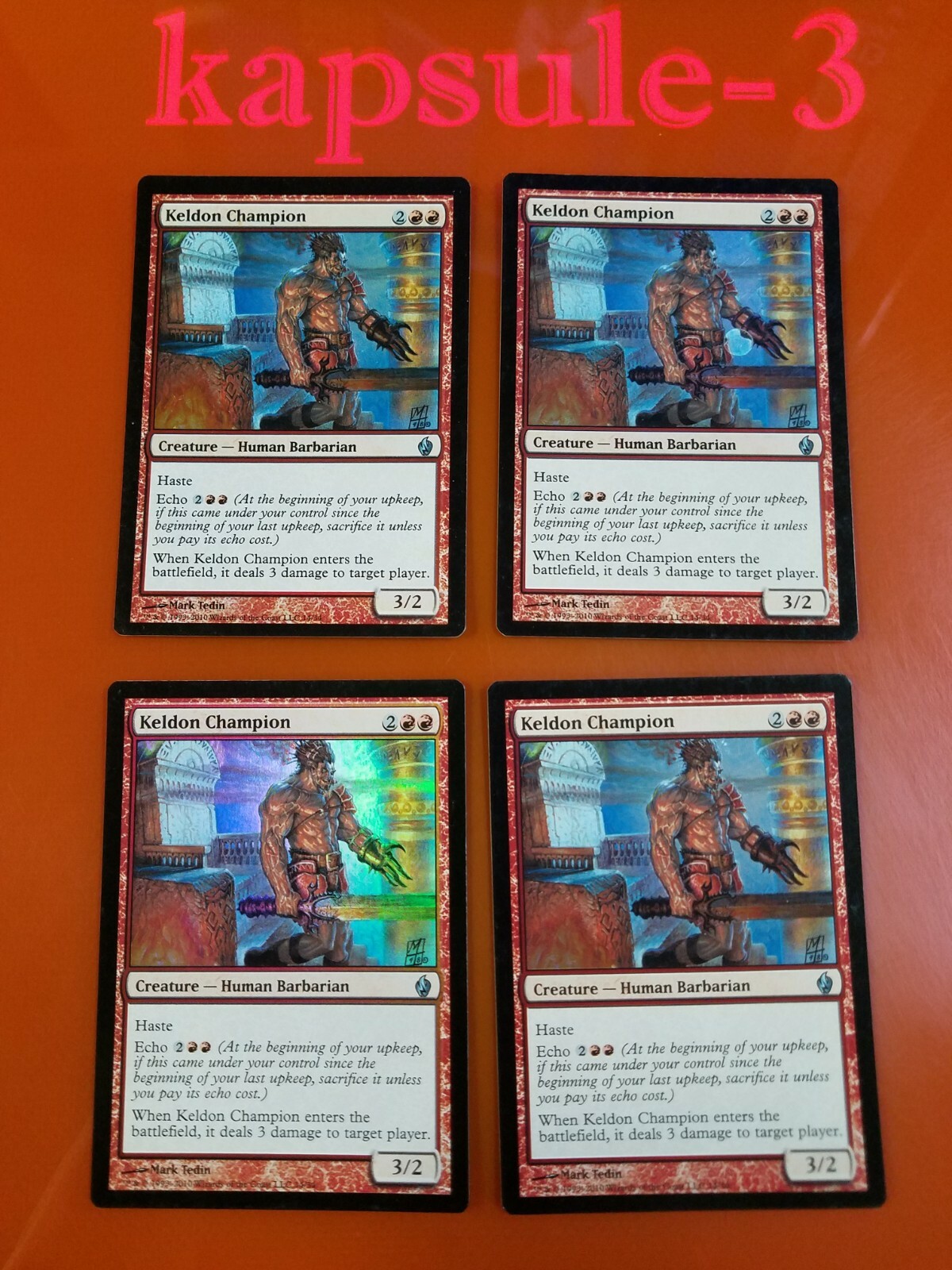 4x Keldon Champion | FOIL | PDS Fire and Lightning | MTG Magic Cards | eBay