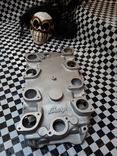 RARE SHARP/MOON BBC Intake "NEW Reed/Morel 48IDA" Carbs Hot Rat Rod ...