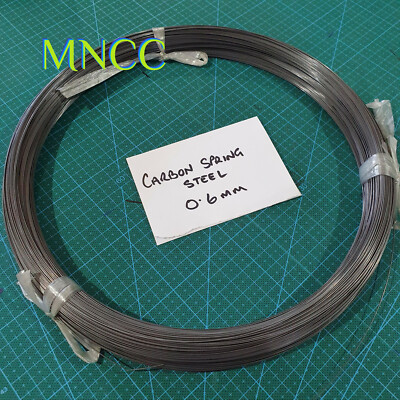 2m~10m x 0.6mm Single Strand Spring Steel Wire Hard 0.6 22AWG Carbon ...