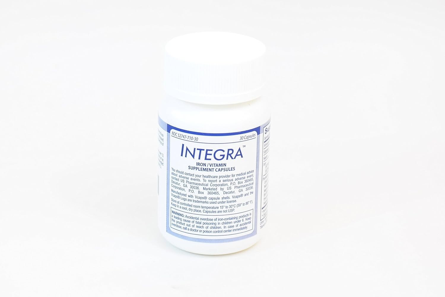 INTEGRA ELEMENTAL IRON 125MG CAPLET 30CT | eBay