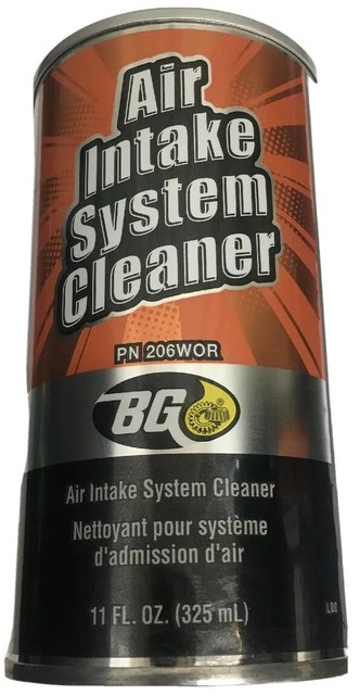 2x Auto Air Intake System Cleaner 11oz Cans by BG Part Number 206 for ...