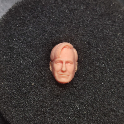 Blank 1/18 Scale Breaking Bad Lawyer Saul Head Sculpt Unpainted Fit 3. ...