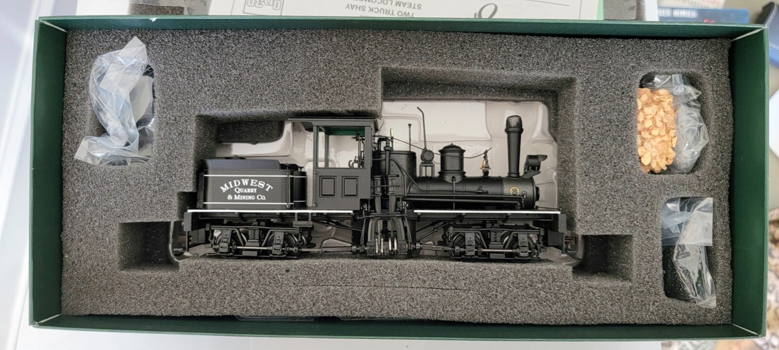 Bachmann Spectrum On30 Two Truck Shay Locomotive Midwest Quarry ...