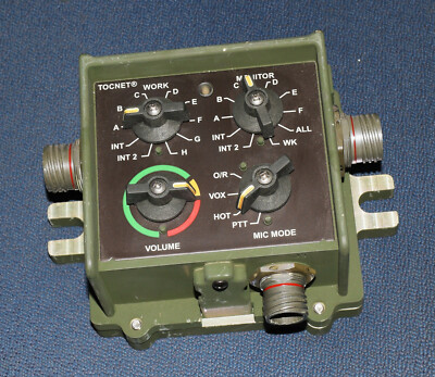 SCI TOCNET-V MILITARY INTERCOM TACTICAL COM CREW STATION 5895-01-605-8816 VIC-3 | eBay