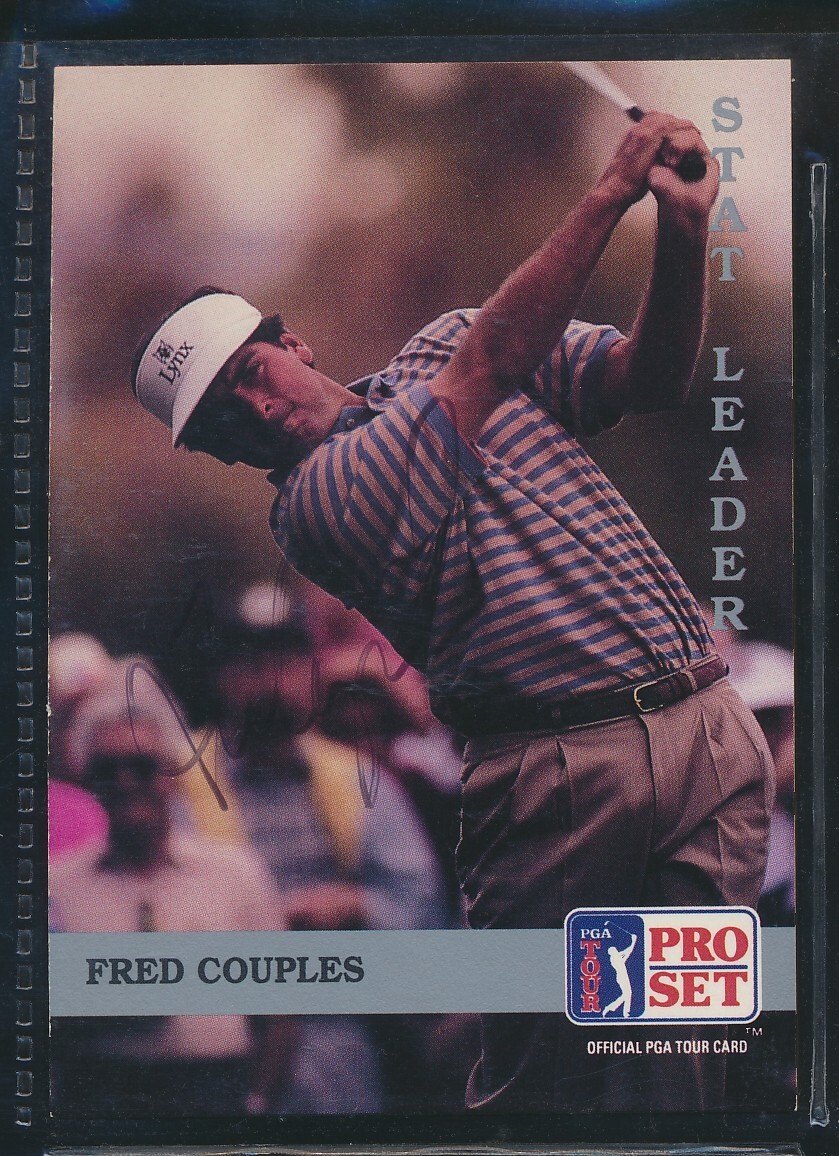 1992 Pro Set Fred Couples Auto Signed in Ink | eBay
