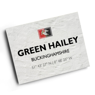 A3 PRINT - Green Hailey, Buckinghamshire - Lat/Long SP8203 | eBay Australia