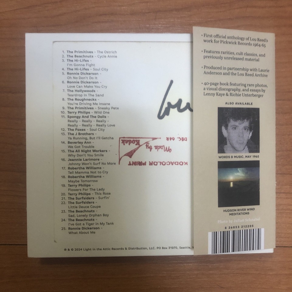 VAR. ARTISTS -WHY DON'T YOU SMILE NOW: LOU REED AT PICKWICK RECORDS ...