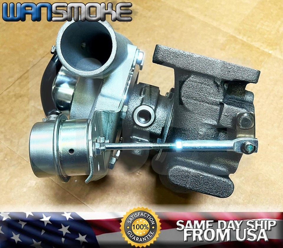 NEW UPGRADED GT28 GT2871 TURBO T2 TURBINE AR.64 WATER+OIL TURBOCHARGER ...