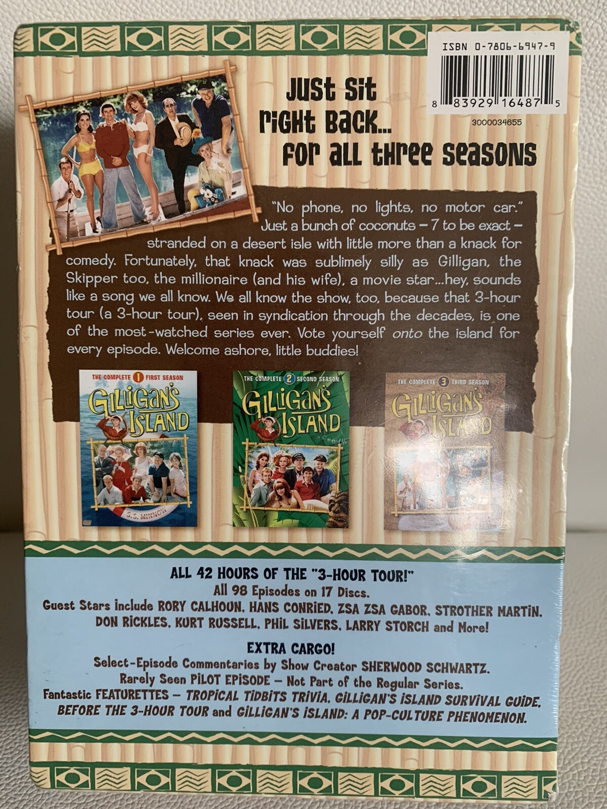 Gilligan's Island: The Complete Series Collection Box Set, 17 Discs ...