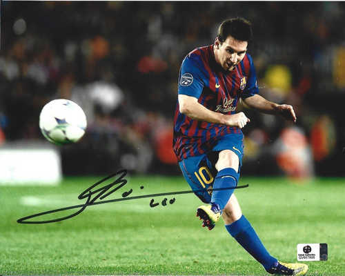 Lionel Messi AUTOGRAPH signed 8x10 w/ *COA* HAND SIGNED Barcelona ...