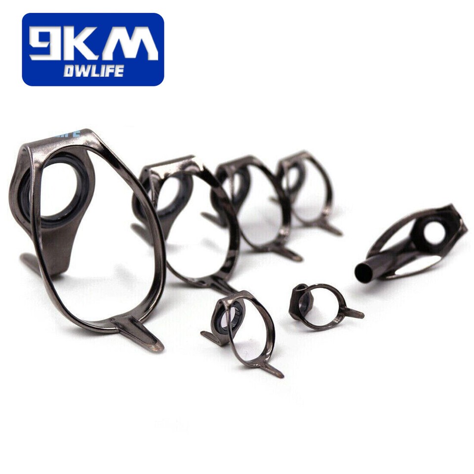35Pcs Fishing Rod Guide Ring 8#-25# Big Jigging Heavy Boat Sea Fishing ...