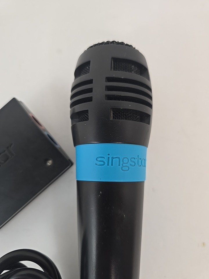 Singstar Sing It Microphone Mic Replacement+usb Blue Playstation PS2 ...