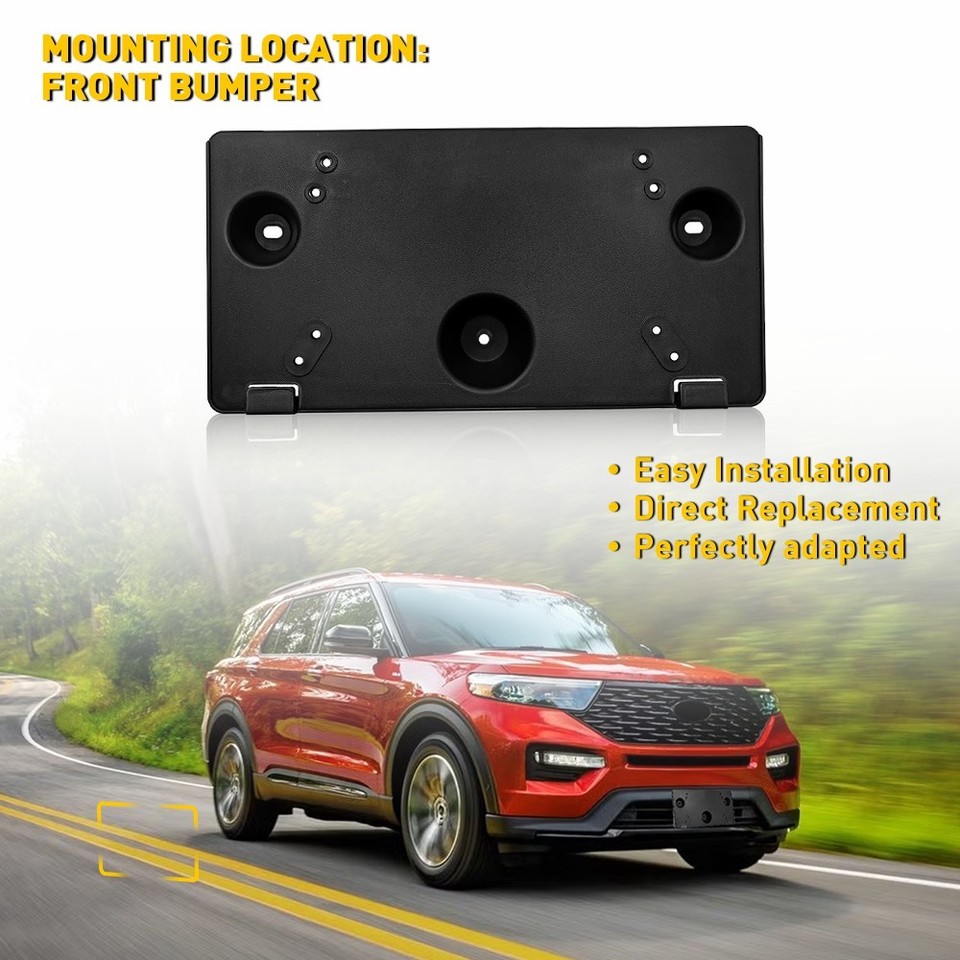 For 20-24 Ford Explorer Excludes Timberline Front License Plate Frame ...