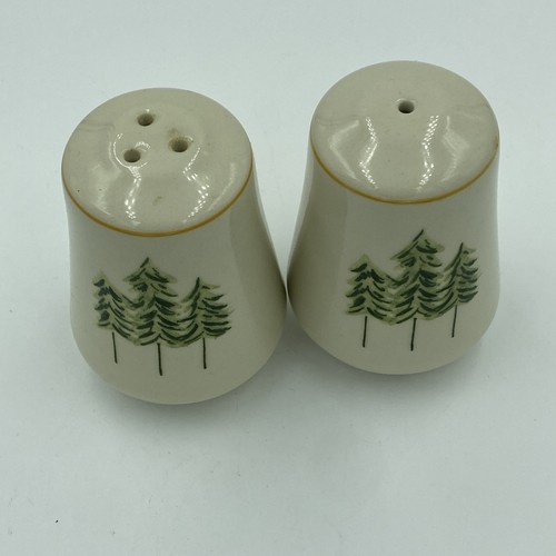 Pine Tree Salt & Pepper Shakers Set Christmas Shaker LOT 110 | eBay