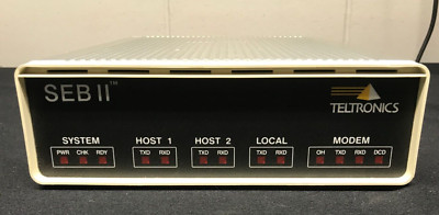 Vintage Teltronics SEB II Site Event Buffer SEBIIHS 256K RAM 14.4 BPS ...