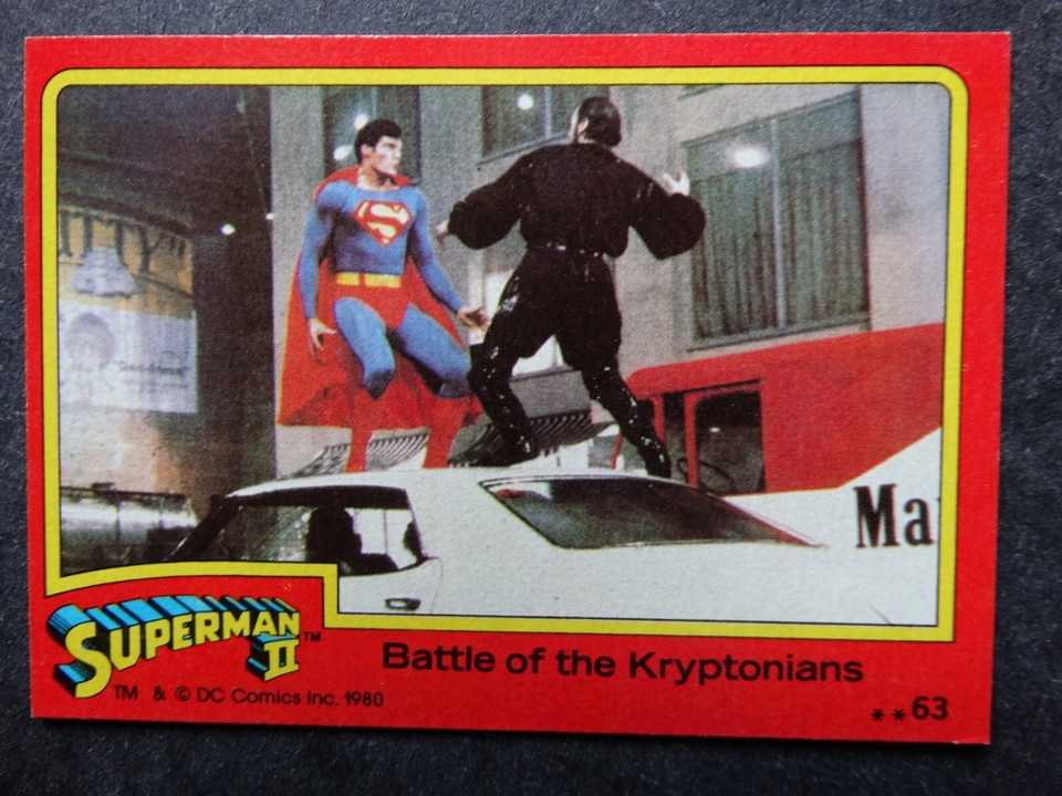 1980 Topps Superman II 2 Movie Trading Card Complete Your Set U You ...