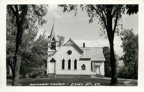 Essex Junction VT~Methodist Church~Ornate Belltower & Vergeboard~Jary ...