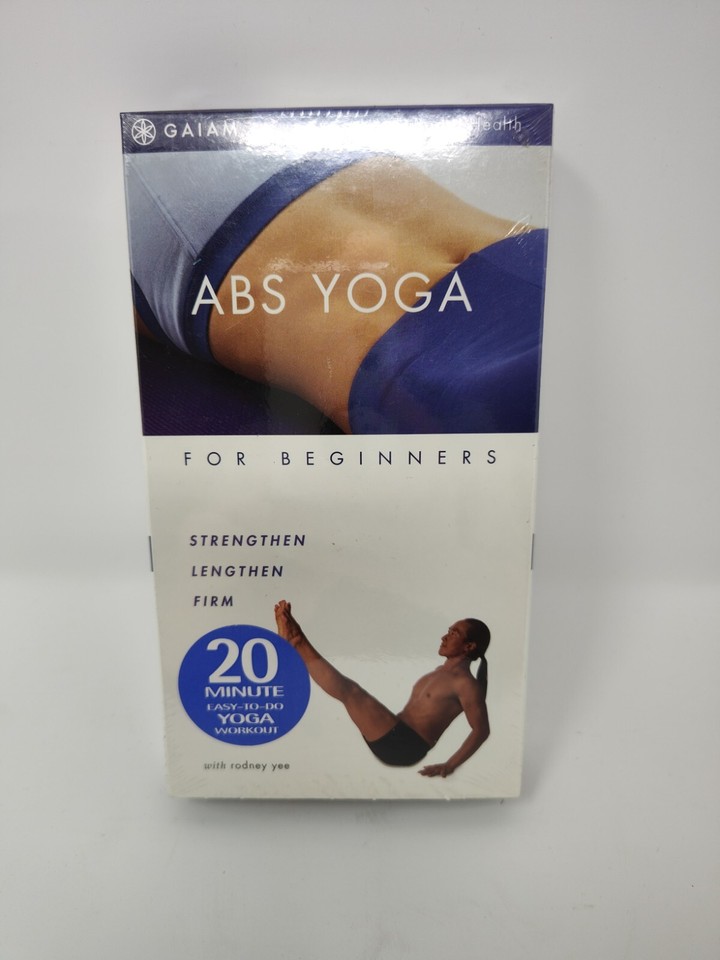 Abs Yoga for Beginners (VHS) Gaiam - Rodney Yee Exercise Video ~ NEW ...