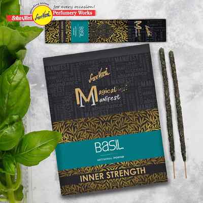 SreeVani Magical Manifest Basil Artisanal Incense Sticks 4 Thick Stick ...