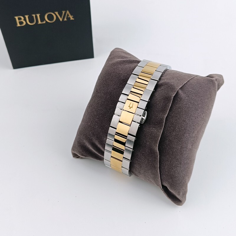 Bulova Classic Surveyor 98A284 Gold/Silver Men Automatic Watch ...