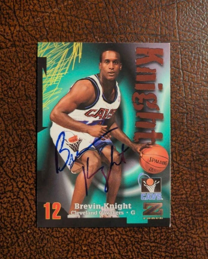 Brevin Knight Signed Autographed 1997-98 Skybox Z Force NBA Card RC ...