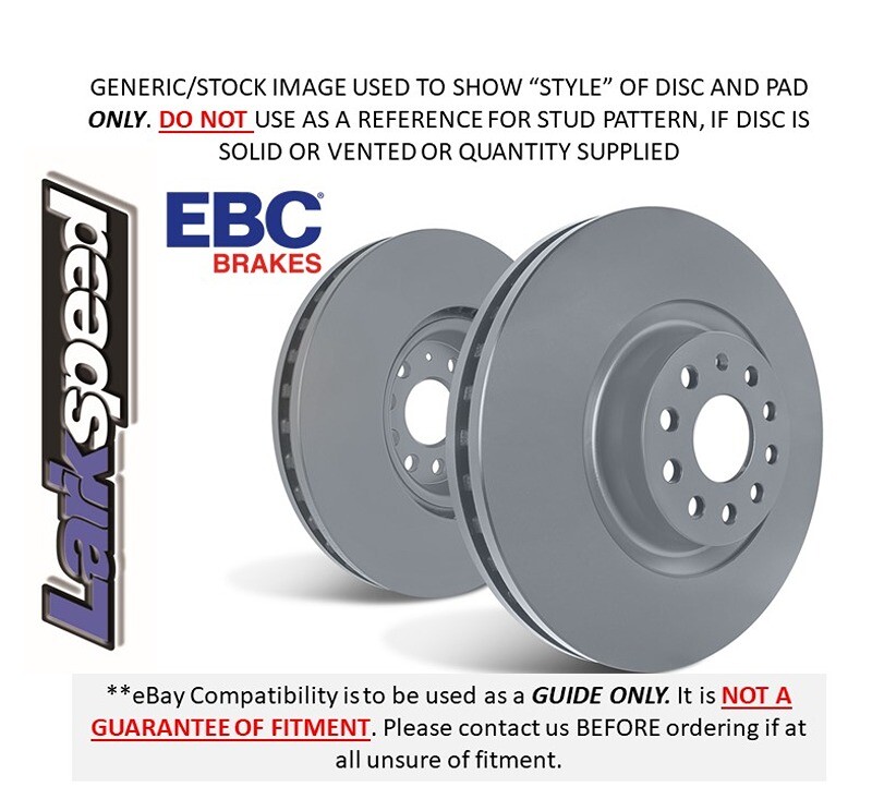 EBC Rear Brake Discs & Greenstuff Pads for Ford Kuga Mk1 2.0 TD (2008 ...