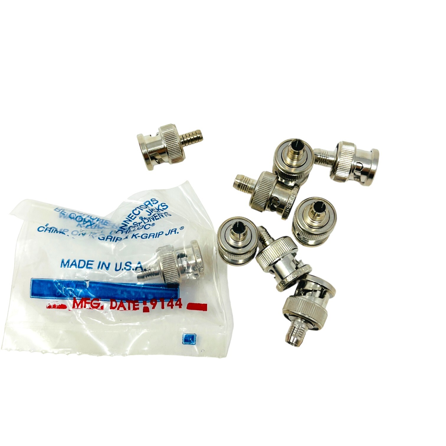 9 pcs Assorted Kings Electronics RF BNC Coaxial Connector - Made in USA ...