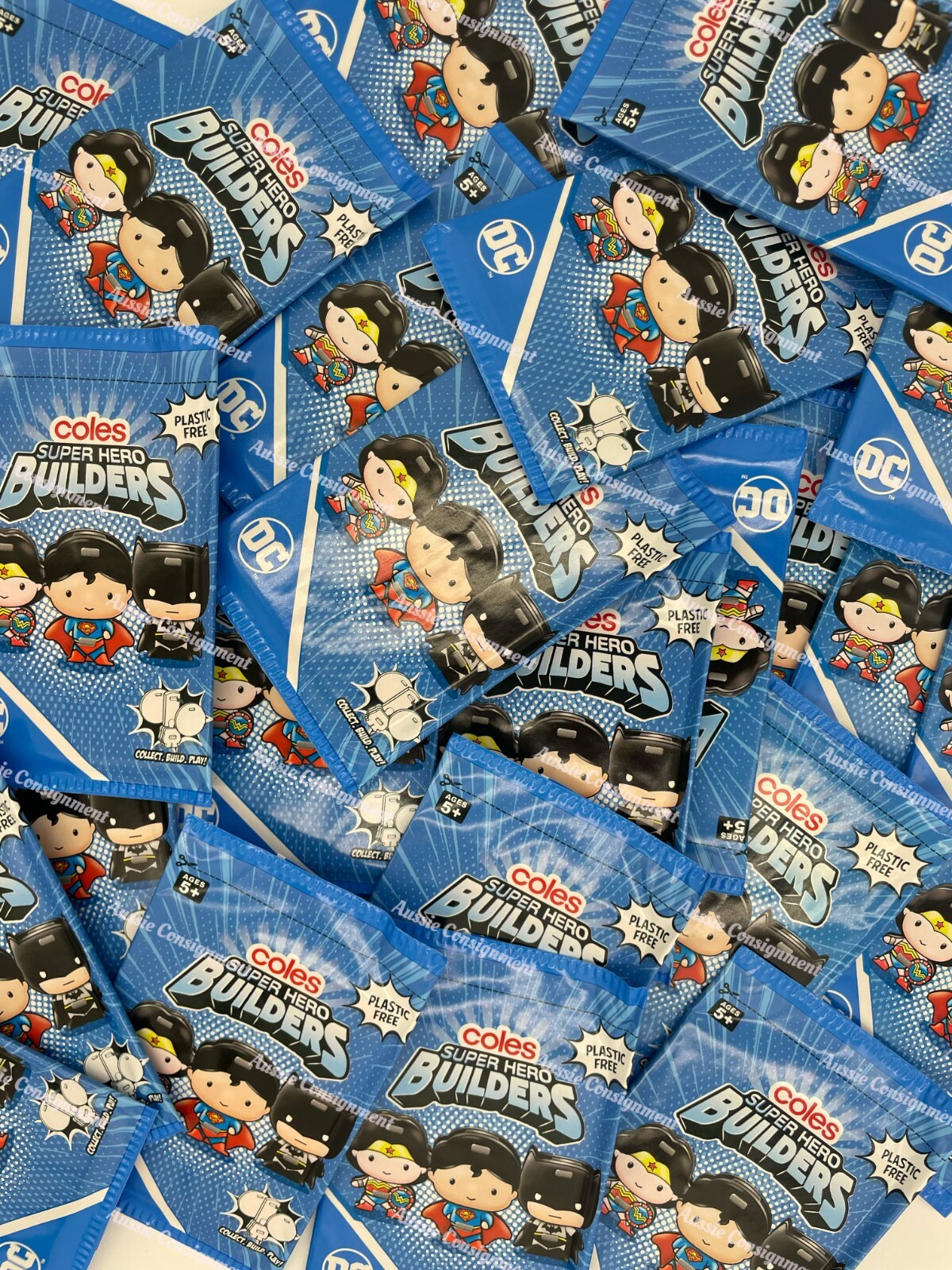 Coles Super hero builders collectable DC Figures toys Pick Choose FULL ...